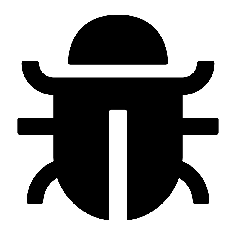 Bug icon. Free download transparent .PNG | Creazilla