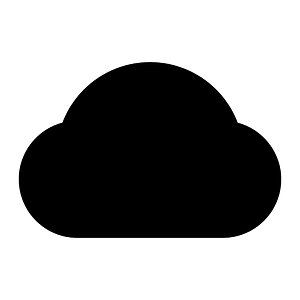 Cloud icon. Free download transparent .PNG | Creazilla