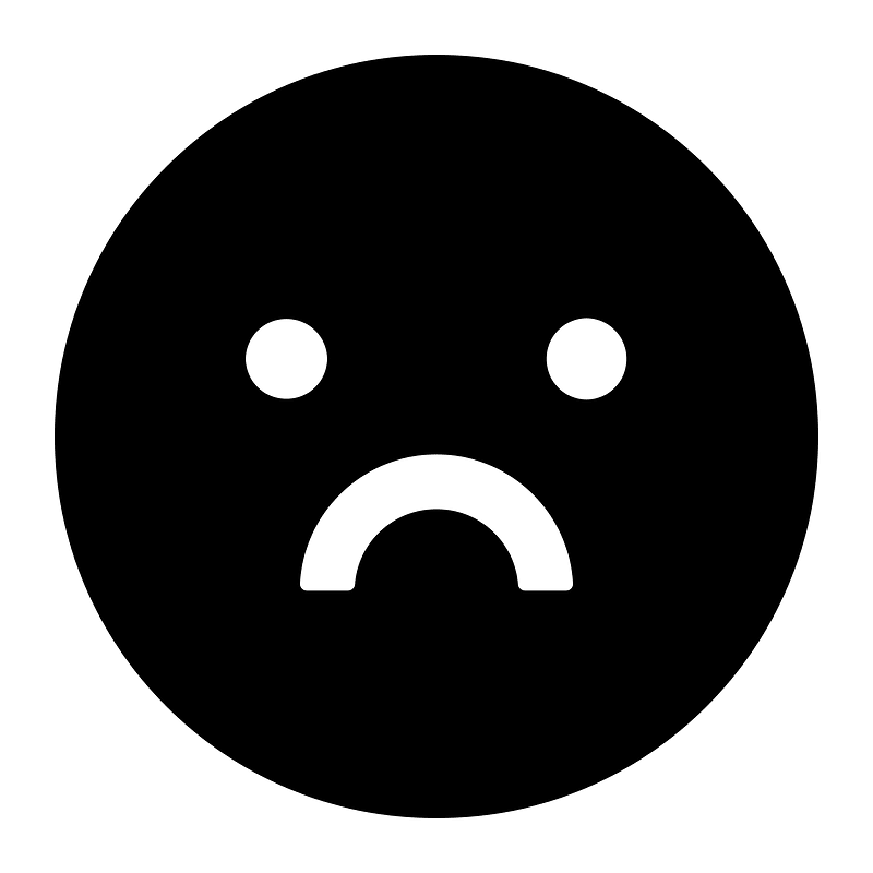 Frown - Free vector icons on creazilla.com