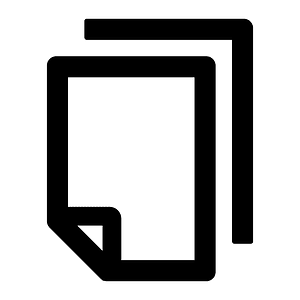 Copy icon. Free download transparent .PNG | Creazilla