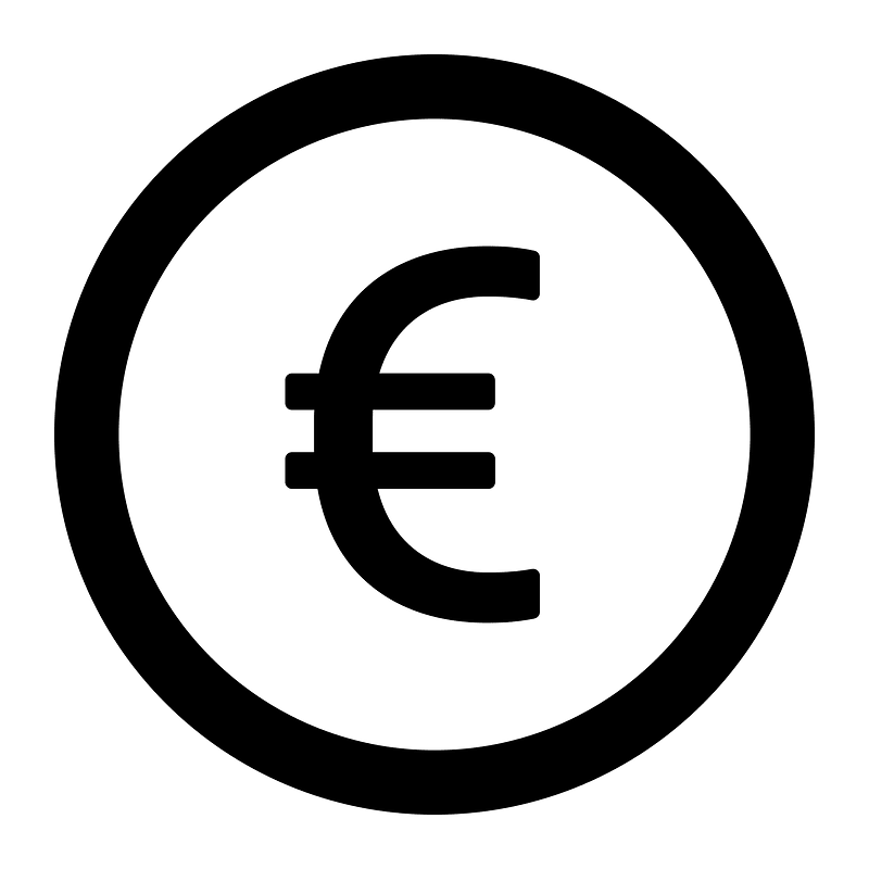 Euro icon. Free download transparent .PNG | Creazilla