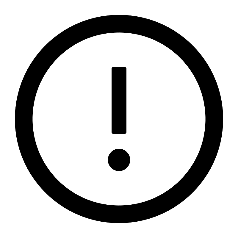 Exclamation-circle icon. Free download transparent .PNG | Creazilla