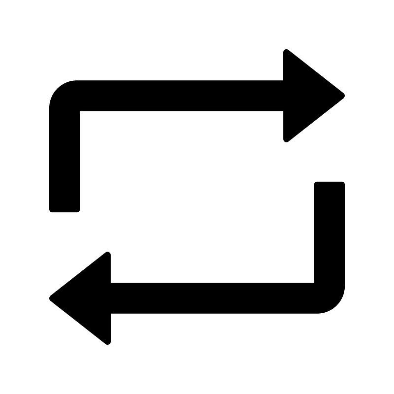 Retweet icon. Free download transparent .PNG | Creazilla