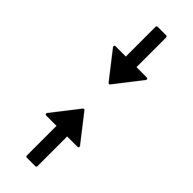 Shrink icon. Free download transparent .PNG | Creazilla