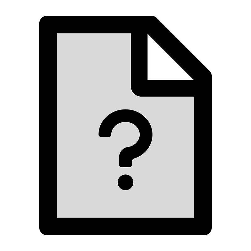 File-unknown icon. Free download transparent .PNG | Creazilla