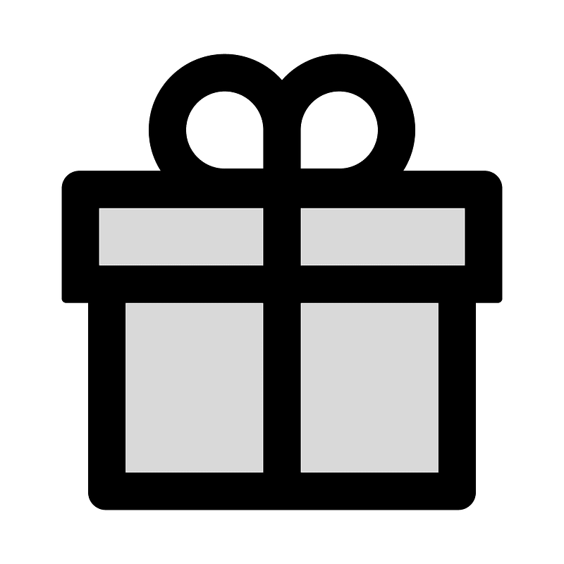 Gift icon. Free download transparent .PNG | Creazilla