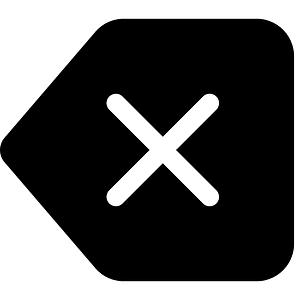 Backspace icon. Free download transparent .PNG | Creazilla