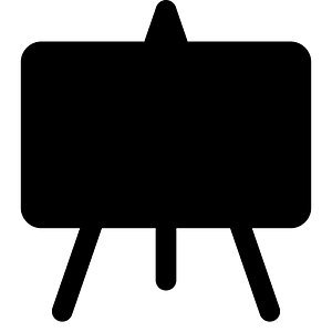 Easel icon. Free download transparent .PNG | Creazilla