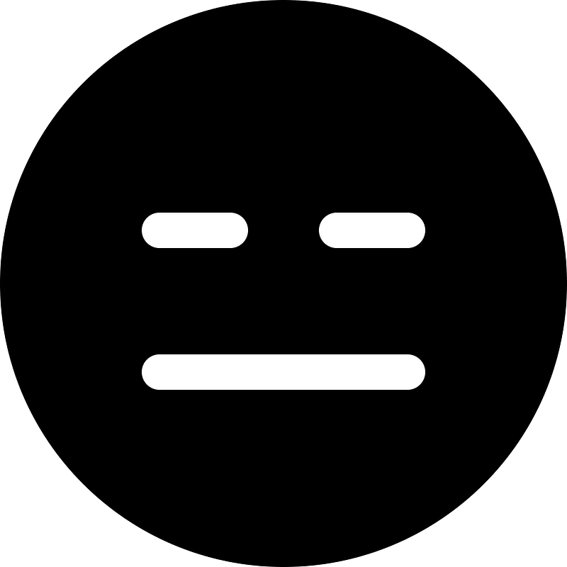 Emoji-expressionless icon. Free download transparent .PNG | Creazilla