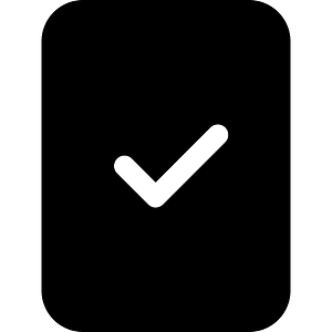 File-check icon. Free download transparent .PNG | Creazilla