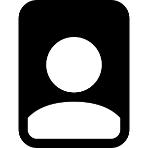 File-person icon. Free download transparent .PNG | Creazilla