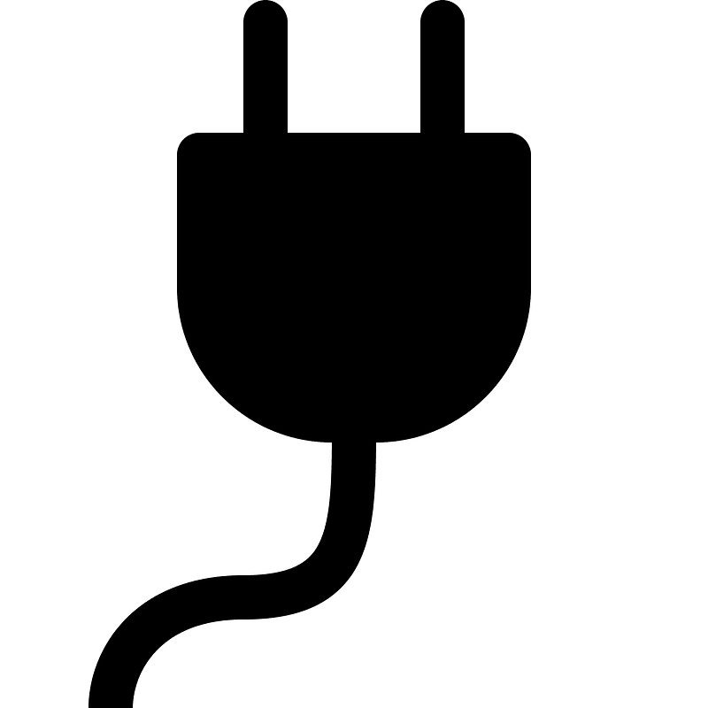 Plug icon. Free download transparent .PNG | Creazilla