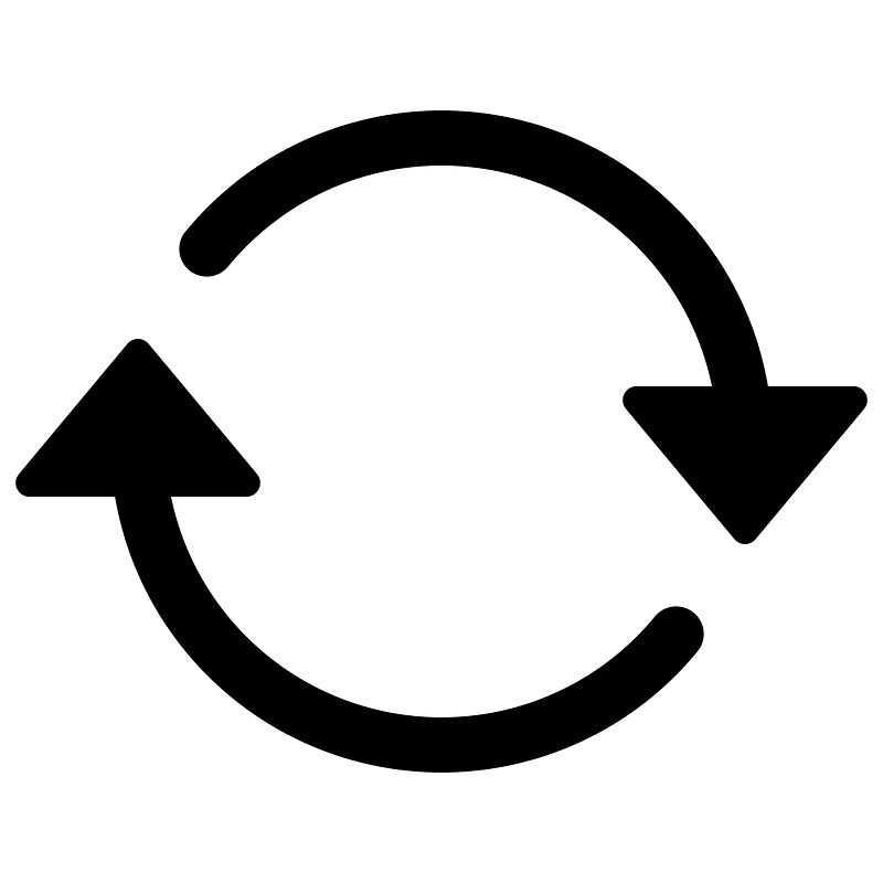 Arrow-repeat icon. Free download transparent .PNG | Creazilla