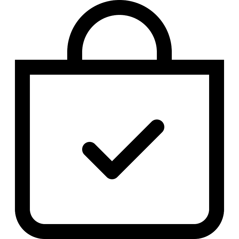 Bag-check - Free vector icons on creazilla.com