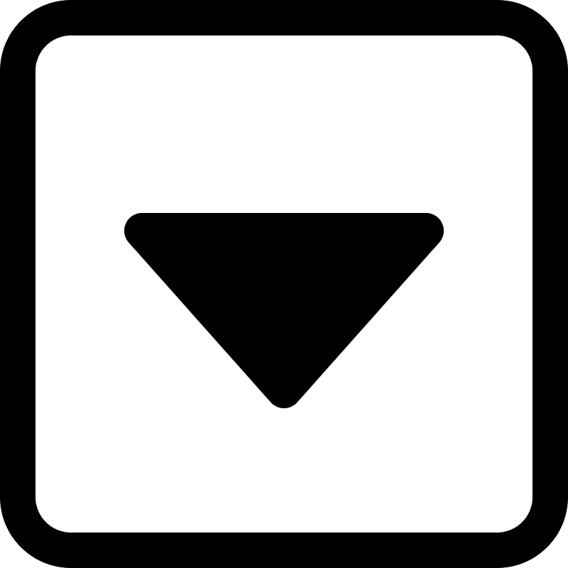 Caret-down-square icon. Free download transparent .PNG | Creazilla