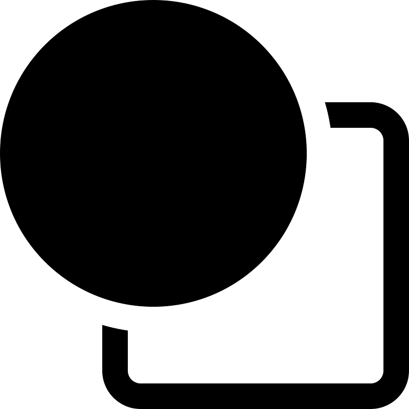 Circle-square icon. Free download transparent .PNG | Creazilla