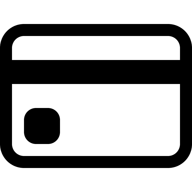 Credit-card icon. Free download transparent .PNG | Creazilla