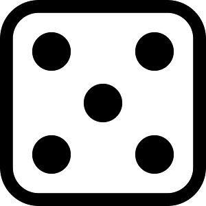 Dice icon. Free download transparent .PNG | Creazilla