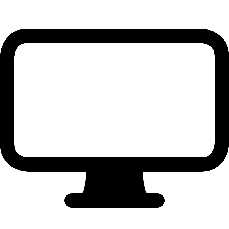 Display icon. Free download transparent .PNG | Creazilla