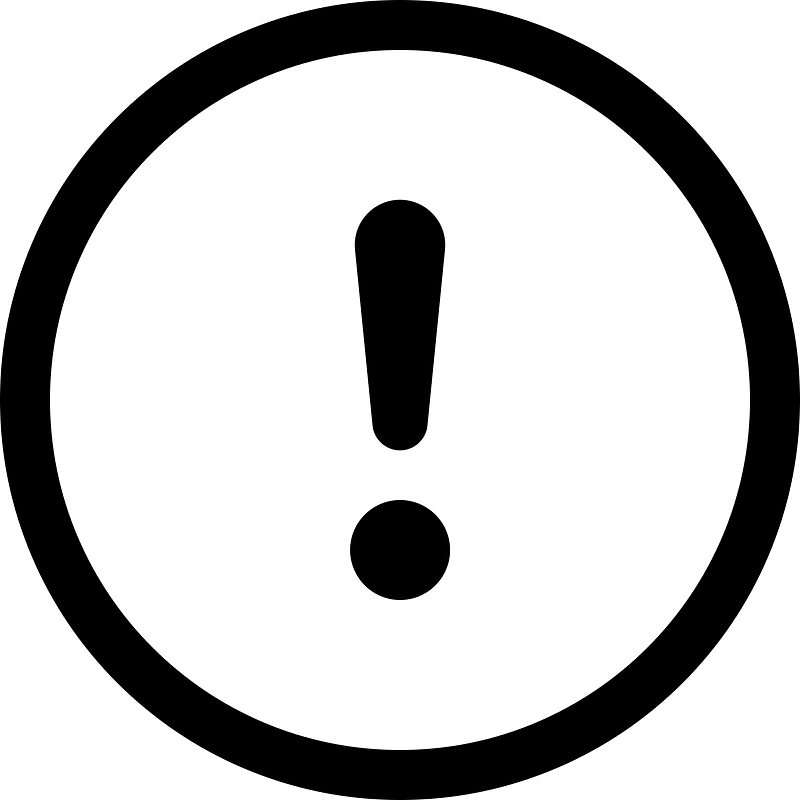 Exclamation-circle icon. Free download transparent .PNG | Creazilla