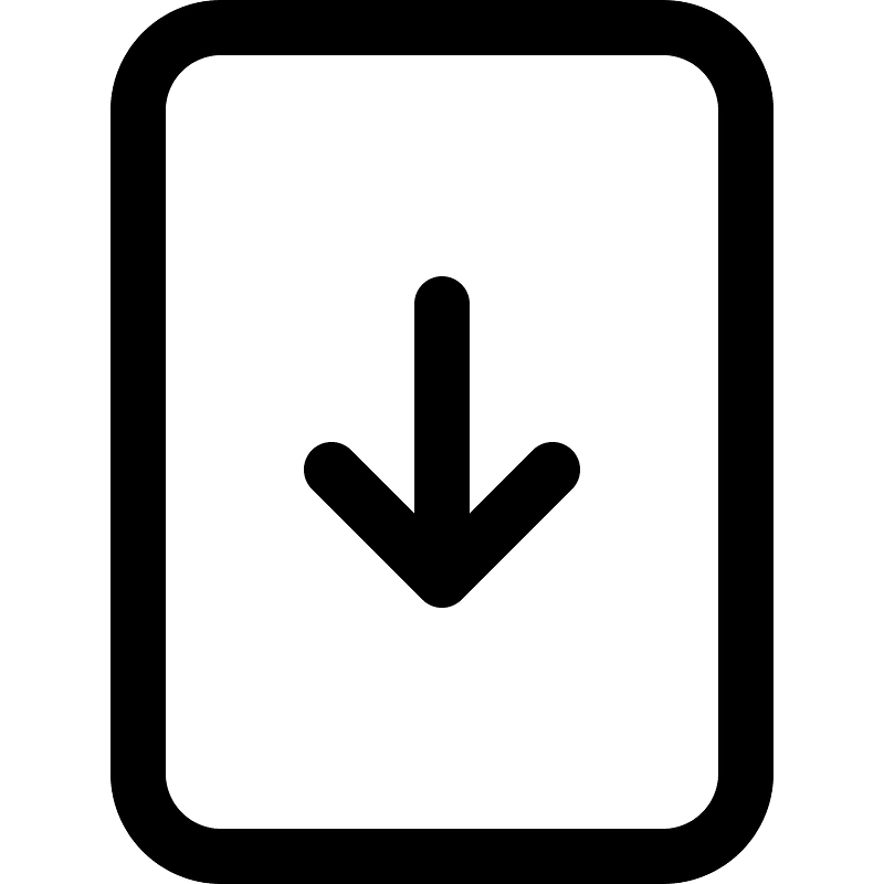 File-arrow-down icon. Free download transparent .PNG | Creazilla