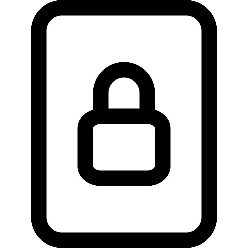 File-lock icon. Free download transparent .PNG | Creazilla