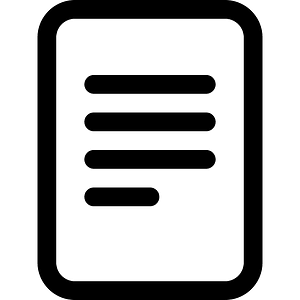 File-text icon. Free download transparent .PNG | Creazilla