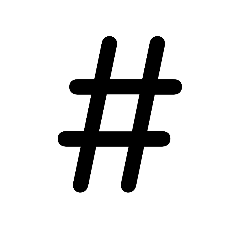 Hash - Free vector icons on creazilla.com