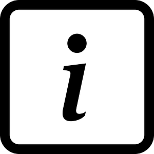 Info icon. Free download transparent .PNG | Creazilla