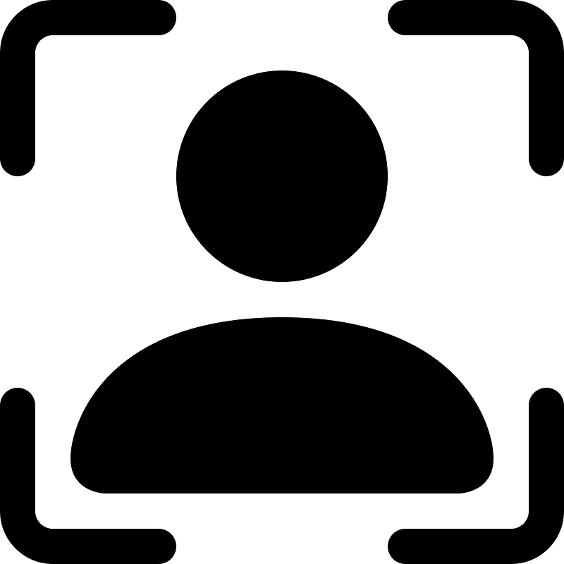 Person-bounding-box - Free vector icons on creazilla.com