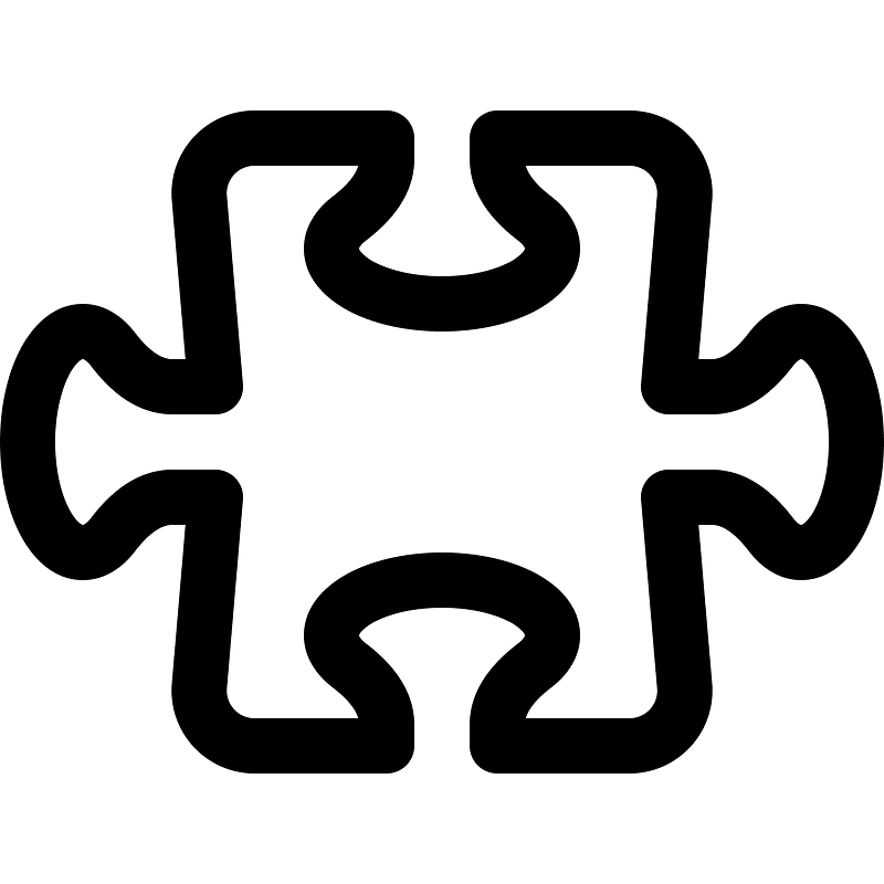 Puzzle icon. Free download transparent .PNG | Creazilla