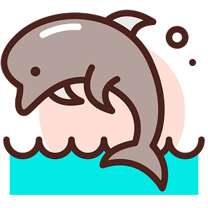 Dolphin icon. Free download transparent .PNG | Creazilla