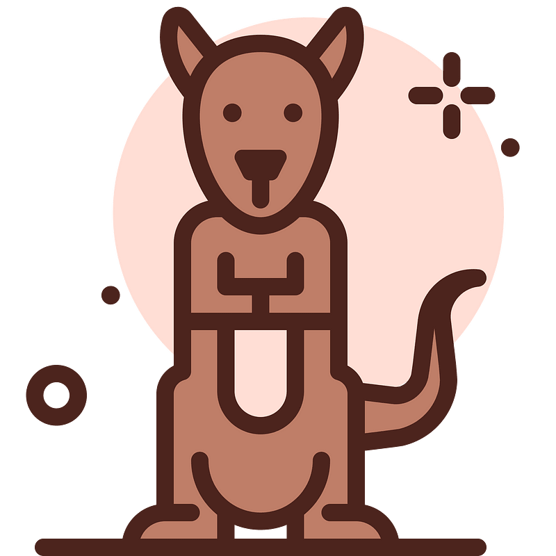 Kangaroo icon. Free download transparent .PNG | Creazilla