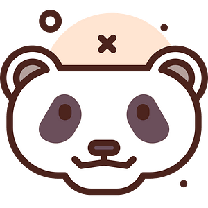 Panda icon. Free download transparent .PNG | Creazilla