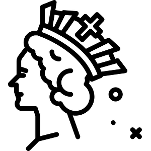 Queen icon. Free download transparent .PNG | Creazilla