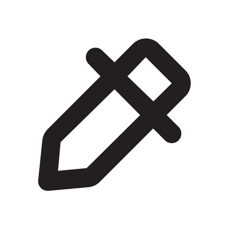 Color-picker-outline - Free vector icons on creazilla.com