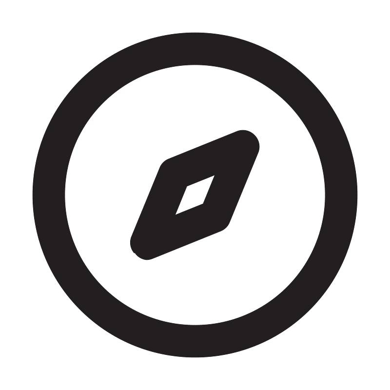 Compass-outline icon. Free download transparent .PNG | Creazilla
