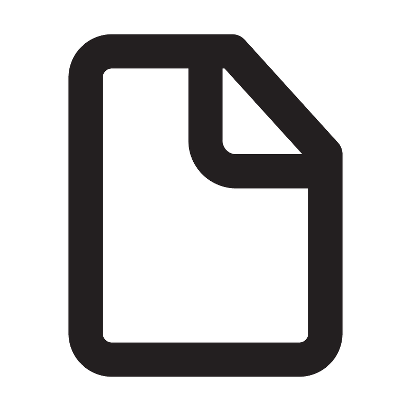 File-outline icon. Free download transparent .PNG | Creazilla