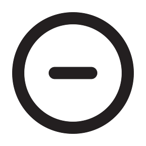 Minus-circle-outline icon. Free download transparent .PNG | Creazilla