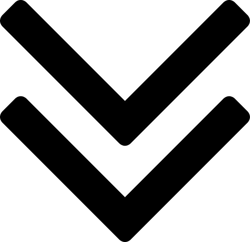 Angle-double-down icon. Free download transparent .PNG | Creazilla