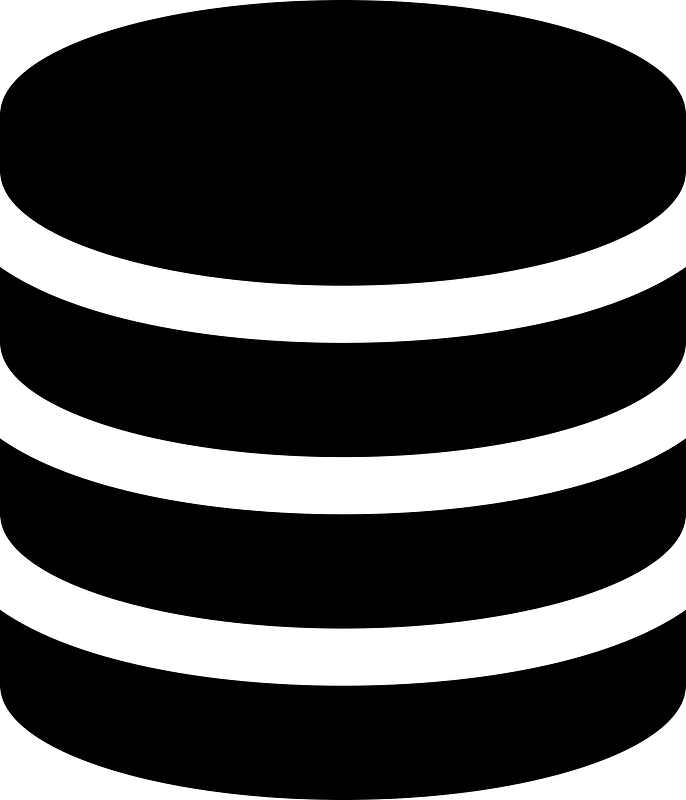 Database icon. Free download transparent .PNG | Creazilla