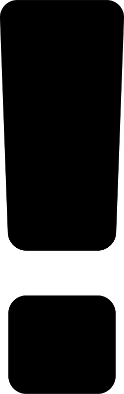 Exclamation - Free vector icons on creazilla.com