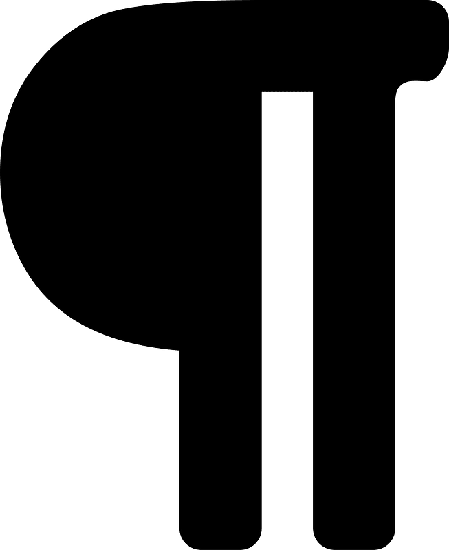 Paragraph icon. Free download transparent .PNG | Creazilla