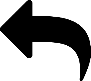 Reply icon. Free download transparent .PNG | Creazilla