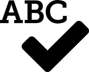 Spell-check icon. Free download transparent .PNG | Creazilla