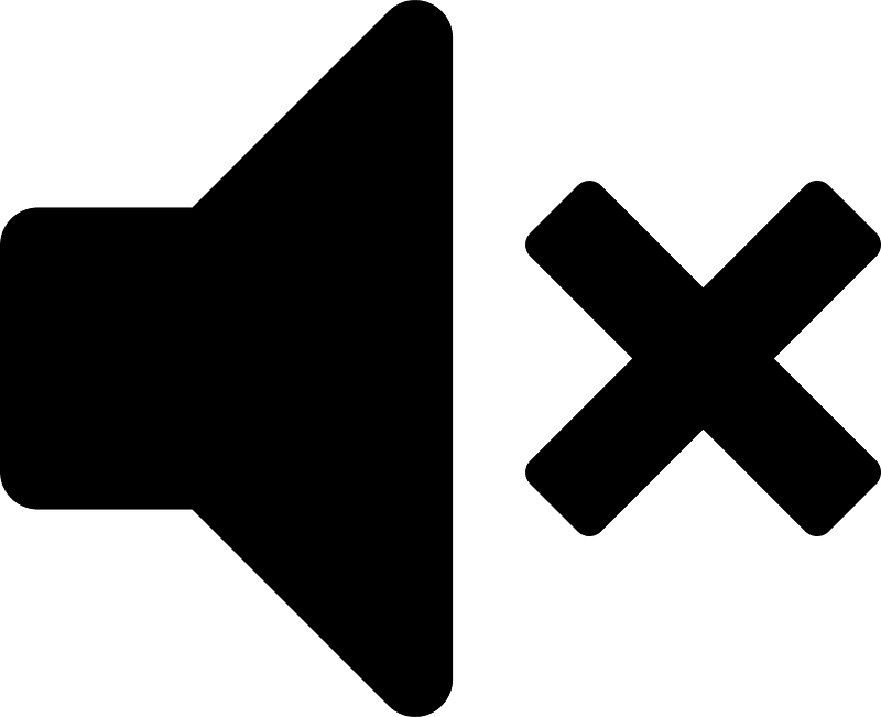 Volume-mute - Free vector icons on creazilla.com