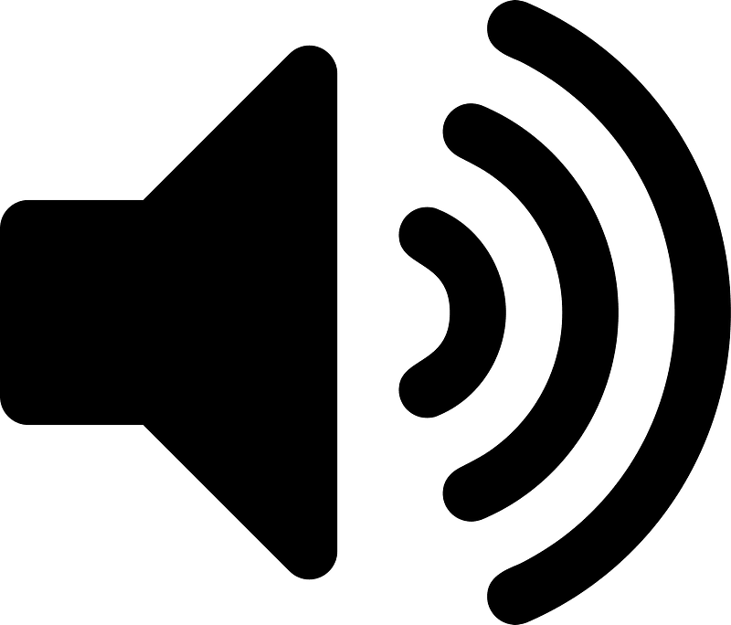 Volume-up icon. Free download transparent .PNG | Creazilla