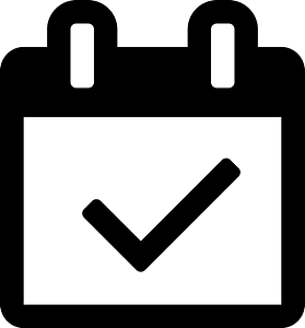 Calendar-check icon. Free download transparent .PNG | Creazilla