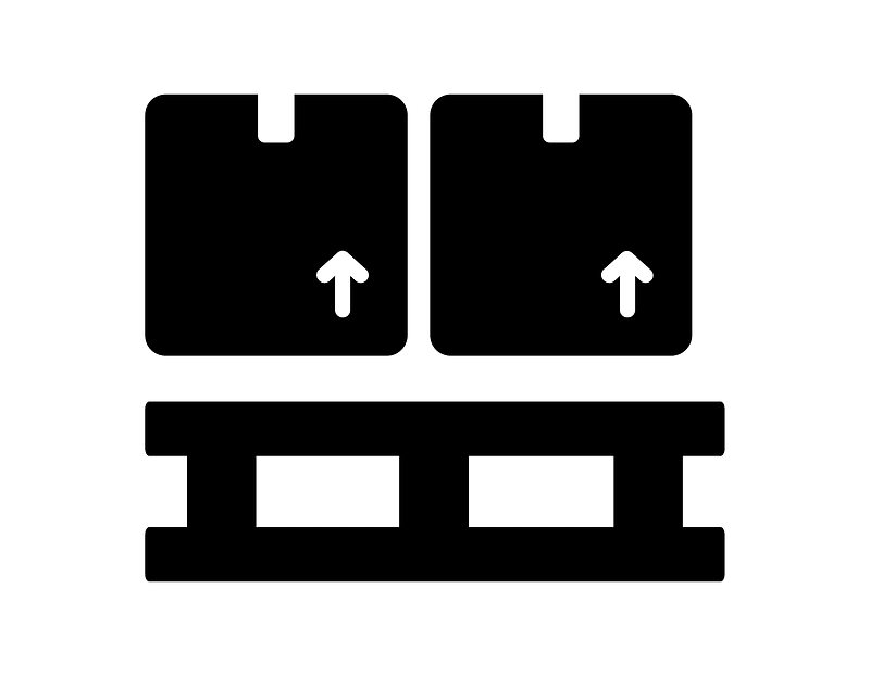 Pallet icon. Free download transparent .PNG | Creazilla