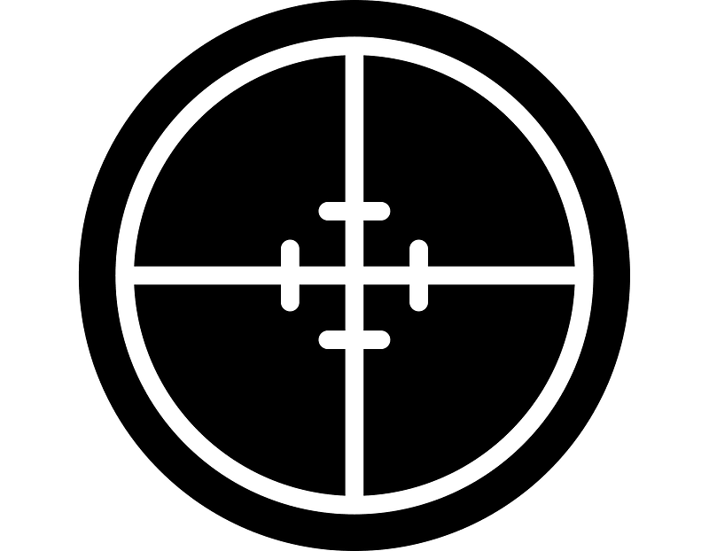 Reticle-crosshair - Free vector icons on creazilla.com